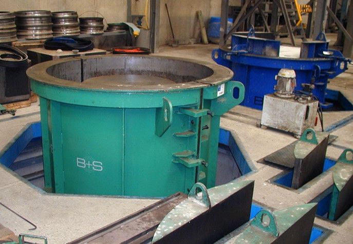 Betonschacht - Formenbau - B+S Engineering