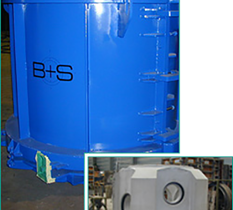 Betonschacht - Formenbau - B+S Engineering